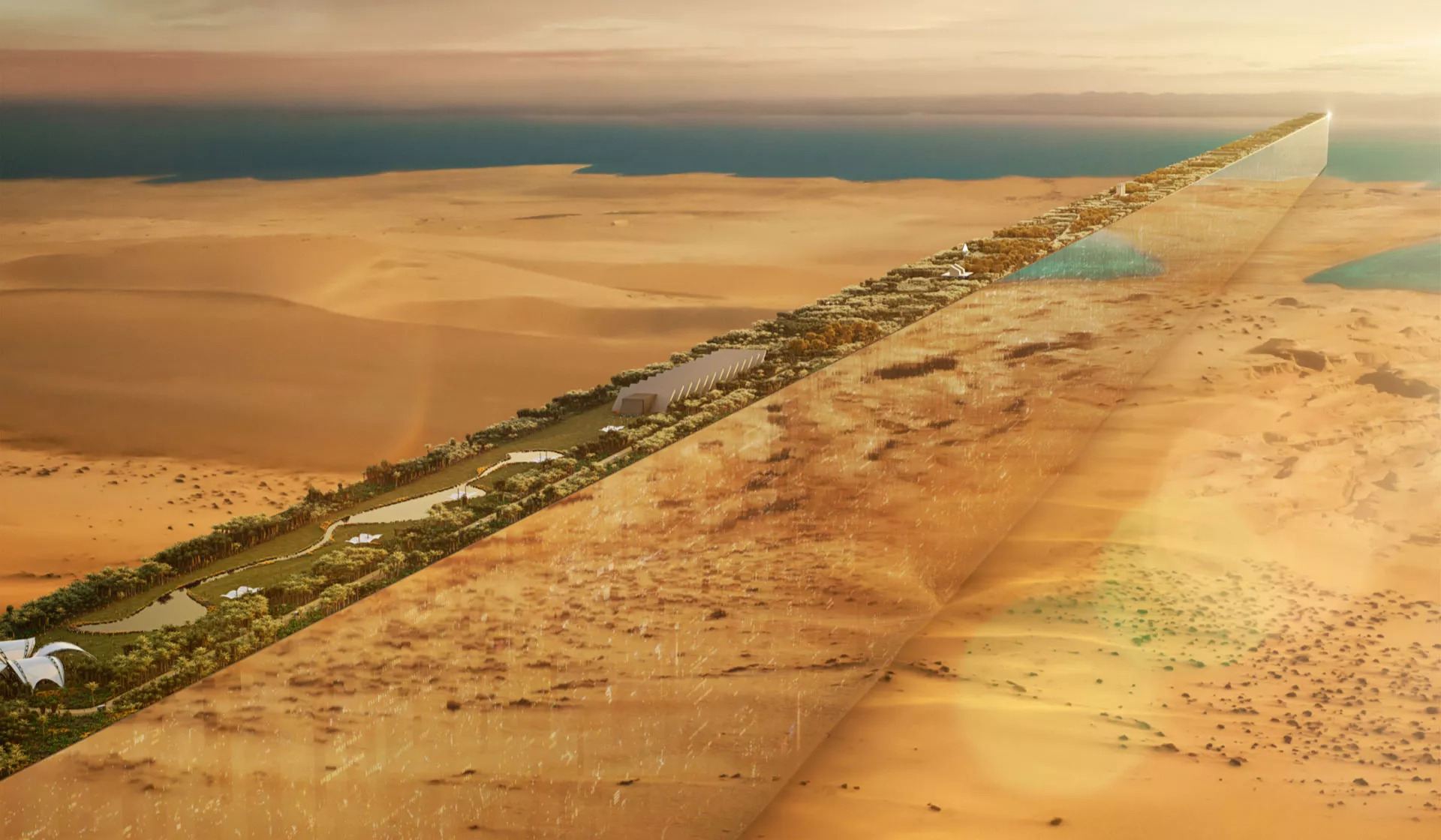 NEOM The Line Landscapes GX Matrix Portal - Interactive Development ...